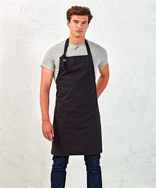 Calibre heavy cotton canvas bib apron | PR130 | Jami Q's (Wrexham) Ltd